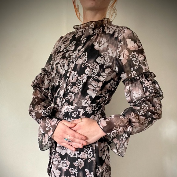 Nasty Gal | Dresses | Nasty Gal Eye Flower Ruffle Dress | Poshmark